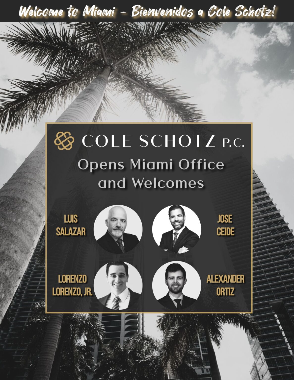 Cole Schotz Launches Miami Office with Addition of Salazar Law Team ...