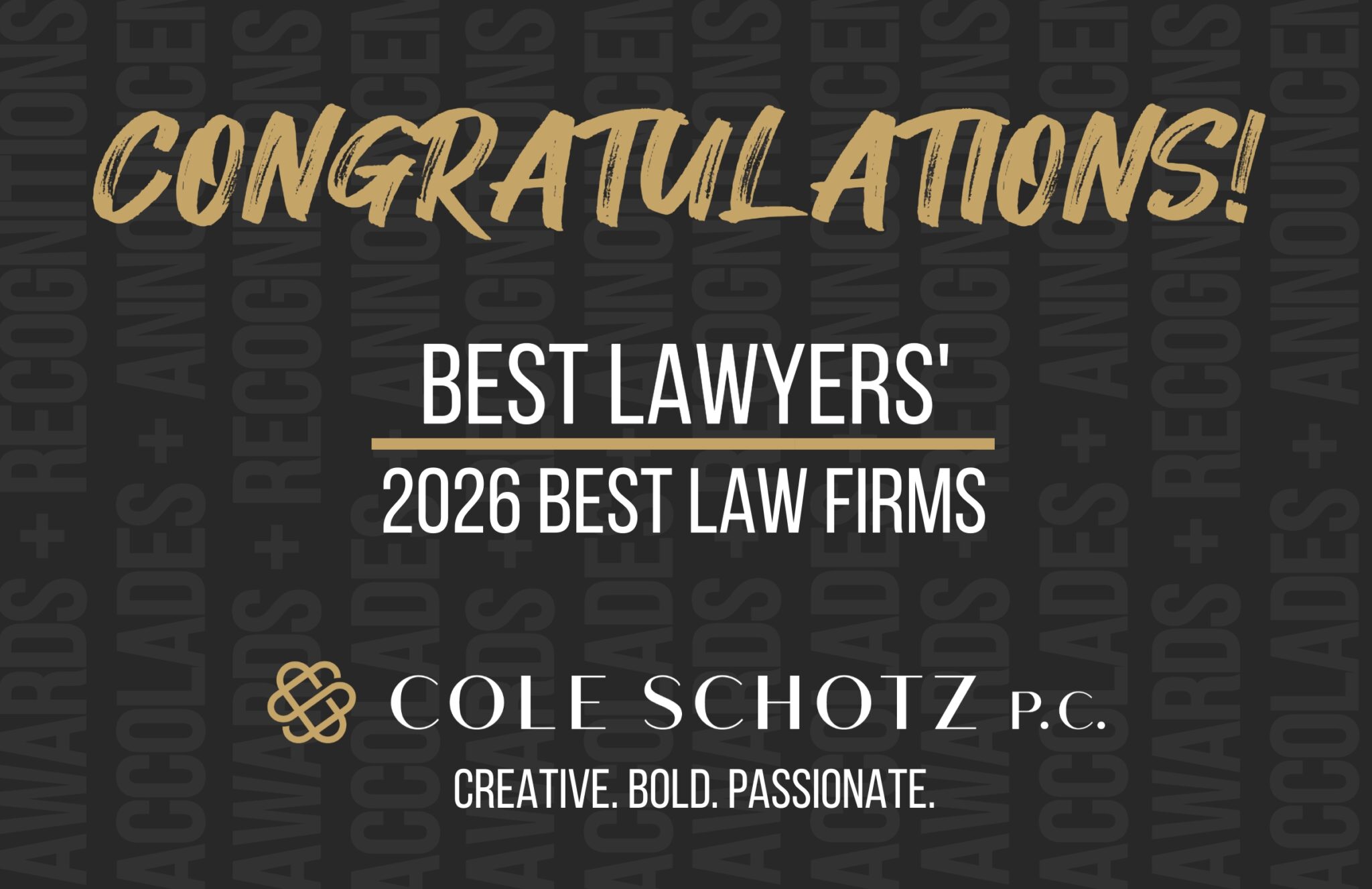 Cole Schotz Recognized in 2026 Edition of Best Lawyers’ ‘Best Law Firms ...